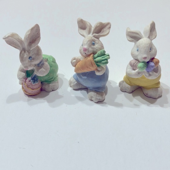Russ | Holiday | Russ Miniature Easter Rabbit Bunny Figurines Vintage ...